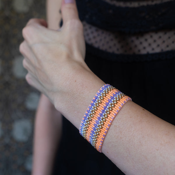 Swifty Bracelet Bead Loom Weaving pattern | PDF Download – Voolenvine Yarns